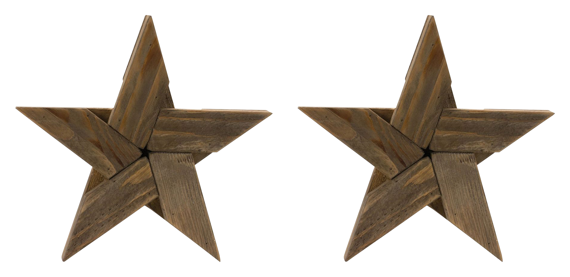 Melrose International Pine-Wood Star Wall Decor Set of 2 | Cabela's